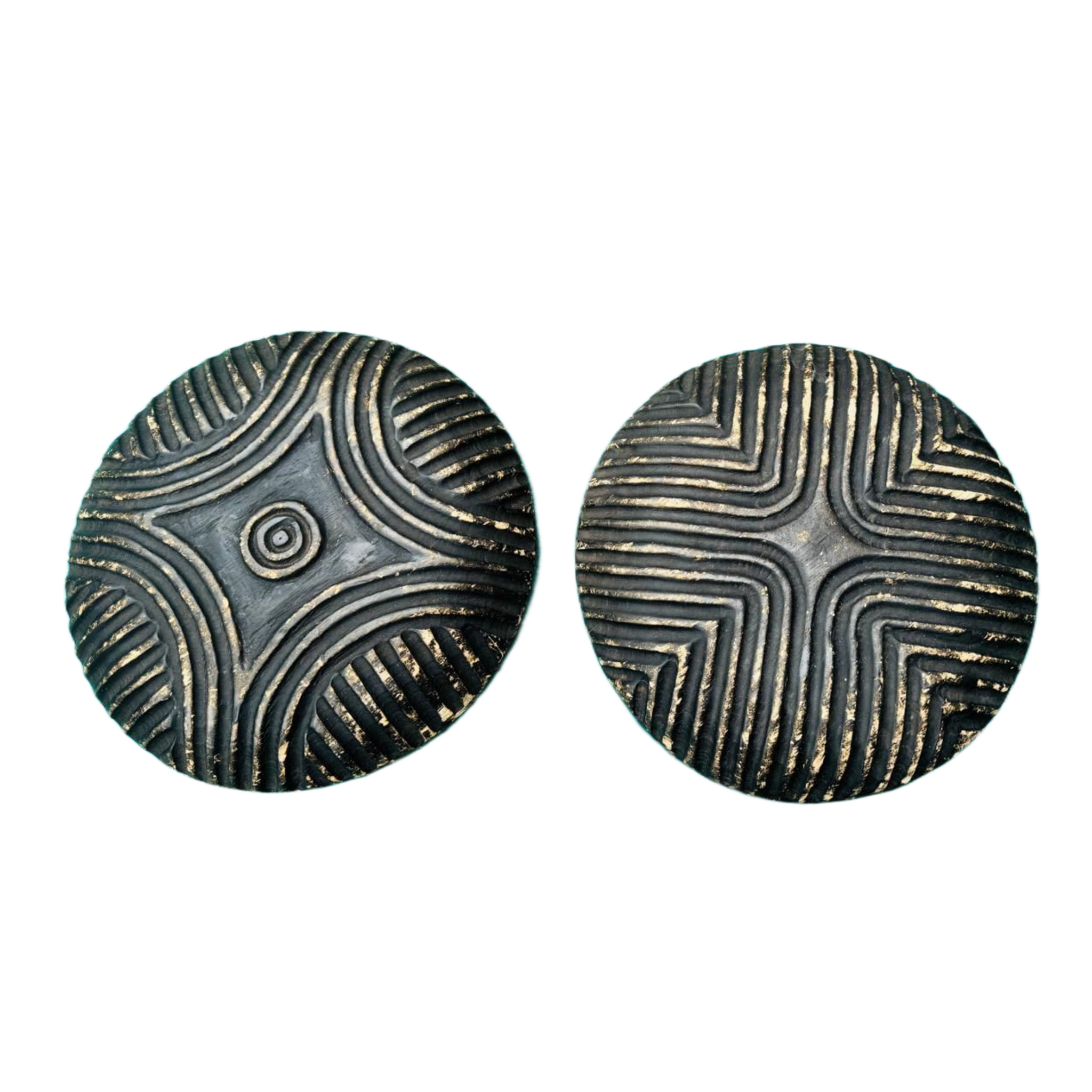 Small Black Tribal Shields
